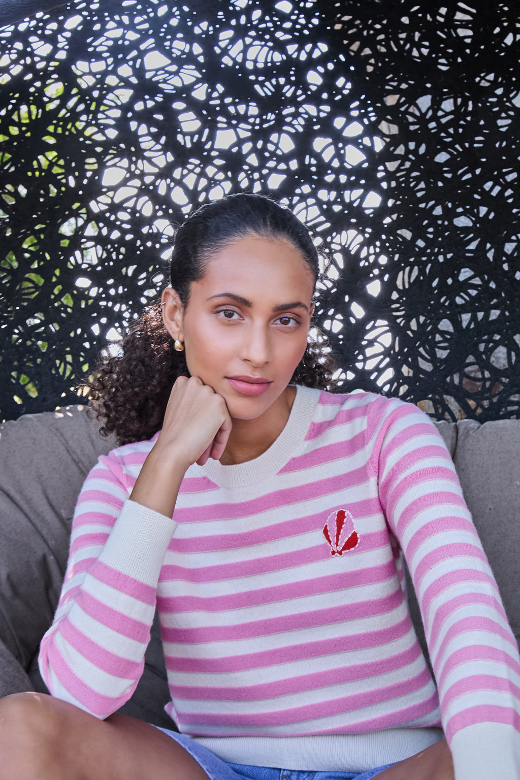 Shelly Natural White Jumper – Indian Summer