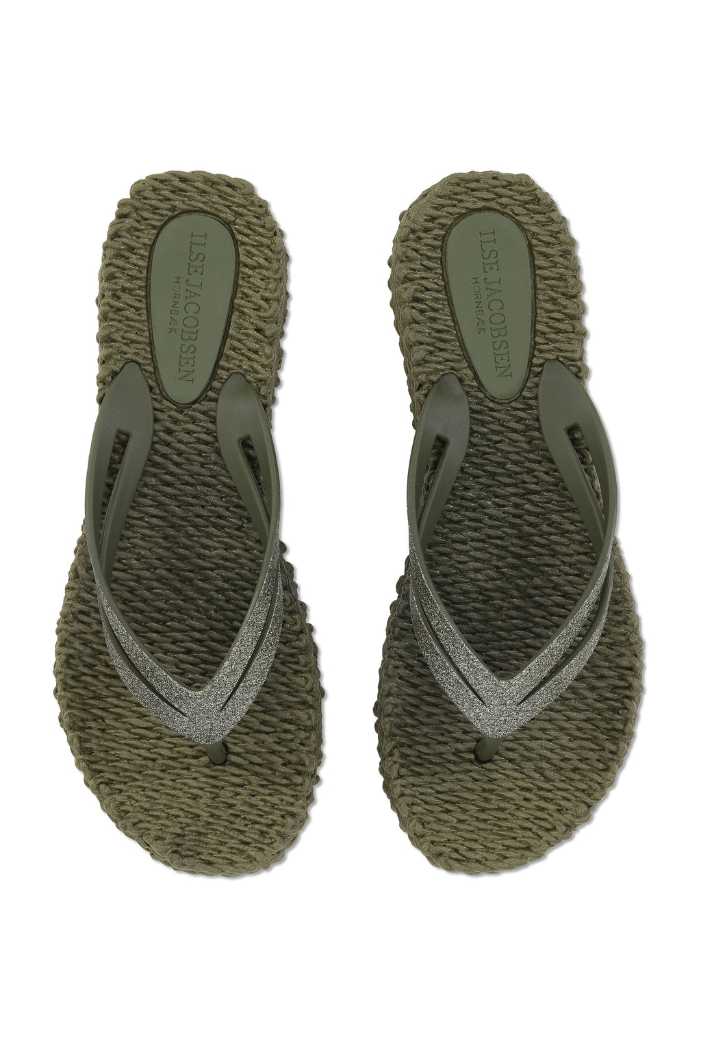 Cheerful 13 Flip Flop Platform Sole Army – Indian Summer